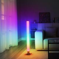 China 360 Degree Emitting RGB Mood Light with Remote Control 24W Standing LED Lamp for Modern Home Decor for sale