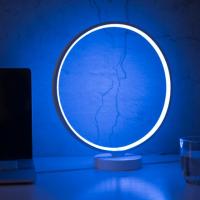 China Remote Control Circle Table Lamps 8W Circle LED Table Lamp 2700K for sale