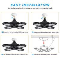 China 100Watt LED Garage Light with 120° Adjustable Panels and IP66 Rating for Superior Durability for sale