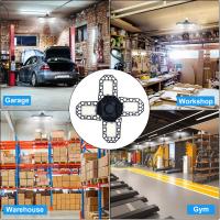 China 100Watt LED Garage Light with 120° Adjustable Panels and IP66 Rating for Superior Durability for sale