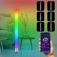 China 360 Degree Emitting LED Mood Lamp with APP Control and 22W RGB Corner Floor Lamp for sale