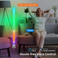 China 360 Degree Emitting LED Mood Lamp with APP Control and 22W RGB Corner Floor Lamp for sale