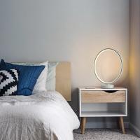 China Dimmable Round LED Table Lamp 100V - 240V Mood Bedside Lamp for sale