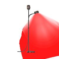 China Remote Control Red Light Therapy Lamp with 660nm + 850nm Wavelength and 30W Power for Home Use for sale