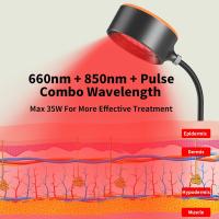 China Remote Control Red Light Therapy Lamp with 660nm + 850nm Wavelength and 30W Power for Home Use for sale