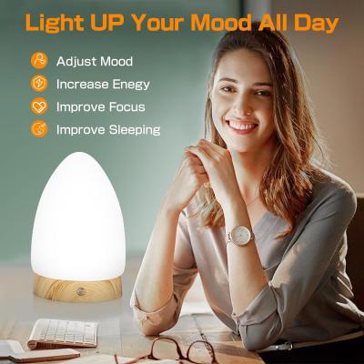 China 10000 LUX Light Therapy Lamp with 3 Color Temperatures and 4 Brightness Levels for Home and Office for sale