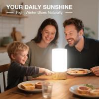 China Dimmable 10000 Lux Light Therapy Lamp with 360 Degree Emitting for Seasonal Affective Disorder for sale