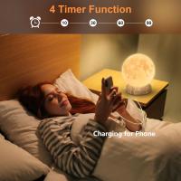 China 10000 Lux Dimmable Daylight Therapy Lamp with 6000K Daylight Alert Moon Table Lamp for sale