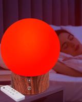 China 10000Lux 630nm Red Light Therapy Sleep Aid Lamp with Dimmable Brightness and Timer for sale