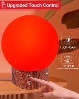 China 10000Lux 630nm Red Light Therapy Sleep Aid Lamp with Dimmable Brightness and Timer for sale