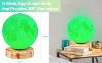 China Dimmable 100V - 240V Sleep Aid Light with 520nm Green Light for Migraine Relief for sale