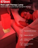 China 10000Lux Dimmable Sleep Aid Lamp with 670nm Red Light for Better Sleep for sale