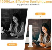 China 100V - 240V Daylight Simulation Lamp with Remote Control and Adjustable Colors/Brightness for Sunlight Therapy for sale