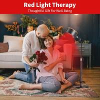 China LED Infrared Light Therapy Lamp with Adjustable Stand and Remote Control for 660nm and 850nm Wavelength for sale