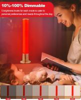 China 10000Lux Sleep Aid Lamp with 670nm Red Light and Dimmable Brightness for Enhanced Sleep Therapy for sale