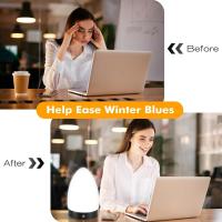 China 10000LUX SAD Light Therapy Lamp with 3 Color Temperatures and Adjustable Timing & Brightness for sale