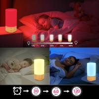 China Adjustable Brightness Sleep Aid Lamp with 670nm Red Light and 4 Light Modes for sale