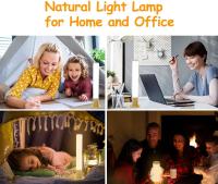 China Cylindrical Daylight Simulation Lamp 10000LUX with APP Control and 16W Power for Mood Relief for sale