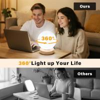 China Customizable Moon Table Light 24W LED Moon Light 6000K 3 Color Temperatures 4 Speed Timer for sale