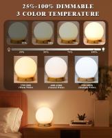 China Circular Sad Bedside Lamps 10000LUX Light Therapy Lamp With Timer for sale