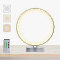 China VALED Metal Circular SAD Light Therapy Lamp 10000LUX with Remote Control and 3 Color Temperatures for sale