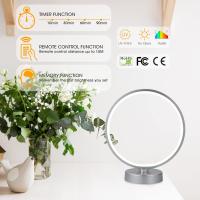 China VALED Metal Circular SAD Light Therapy Lamp 10000LUX with Remote Control and 3 Color Temperatures for sale