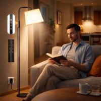 China 10000 Lux Light Therapy Floor Lamp with Remote Control and Adjustable Brightness for Home and Office for sale