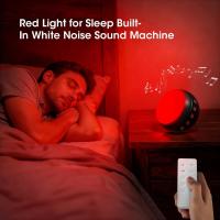 China 630nm Red Light Therapy Device for Deep Sleep & Relaxation with Rechargeable Battery for sale