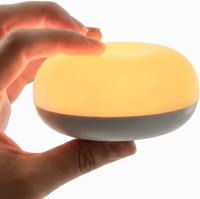 China Rechargeable Baby Night Light with Flip Design and 3 Colors & Dimming for Nursery and Toddler for sale