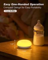 China Rechargeable Baby Night Light with Flip Design and 3 Color Temperatures for Nursery and Sleep Aid for sale