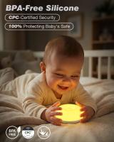 China Rechargeable Baby Night Light with 1800K Amber Light and Auto-Off Timer for Nursery for sale