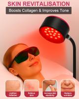 China 660nm+850nm Red Light Therapy Lamp with Remote Control and 30W Power for Home Wellness for sale