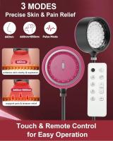 China 660nm+850nm Red Light Therapy Lamp with Remote Control and 30W Power for Home Wellness for sale