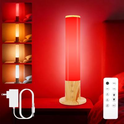China 670nm Red Light Sleep Lamp with Dimmable Brightness and Timer Function for Comfortable Sleep for sale
