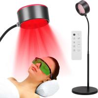 China Red Light Therapy Lamp with 660nm+850nm Wavelengths, Adjustable Height and Remote Timer for Home Use for sale