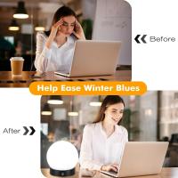 China 10000 Lux SAD Light Therapy Lamp with 3 Color Temperatures and Remote Control for Home Use for sale