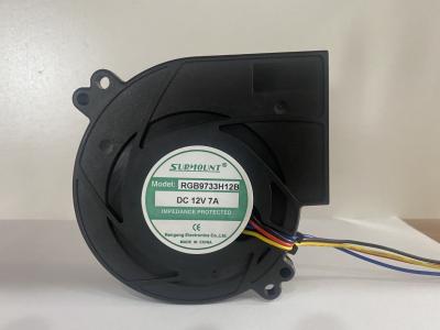 China Black 12V 24V DC Blower Fan 8200RPM Pesticide Sprayer Fan 97x33mm for sale