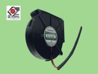 China 7515 Soft Wind 12V DC Blower Fan 75x75x15mm Noise Reduction For OA Equipment for sale