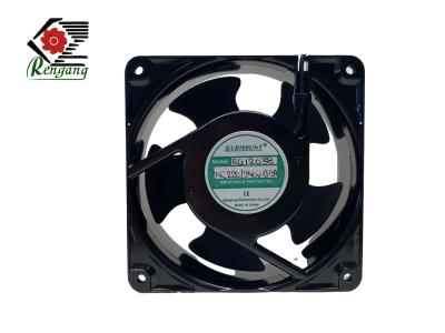 China 12038 110V / 220V AC Axial Cooling Fan 120x120x38mm 5 Blades Soft Wind for sale
