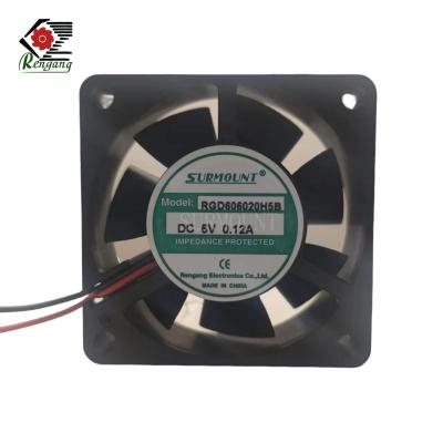 China Low Noise 27dBA 33dBA DC 12V Brushless Fan Free Standing Mounting for sale