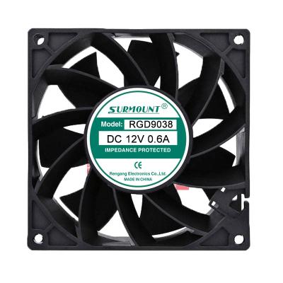 China 92x92x38mm 9238 Dc Axial Cooling Fan 4 Pin 12v 24v 48v for sale