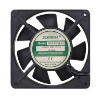 China 240V 120x120x25mm AC Axial Cooling Fan Aluminium Alloy With 7 Leaves for sale