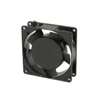 China High CFM 92x92x25mm AC Axial Cooling Fan , Ball Bearing Cooling Fan Black for sale
