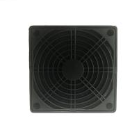 China Plastic Heat Dissipation PC Fan Grill 120mm , Cooling Fan Cover Black for sale