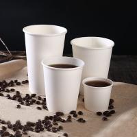 China Double Wall Disposable Paper Coffee Cups with Lids - 170-380 GSM Thermal Insulation, 25pcs×20bags/Carton for sale