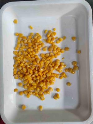 China Soft Yellow Tin Canned Sweet Corn Whole Kernel Shaped for sale