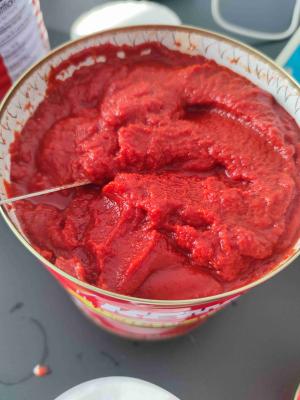 China Canned Tomato Paste No Additives 400g BRC HACCP Halal Certified for sale