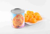 China Canned Yellow Peaches 820g in Halves Dice Slice Without Seed Year-Round Supply for sale
