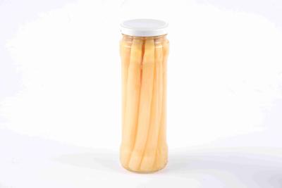 China NEWMAN Canned White Asparagus in Glass Jar - 212ml & 370ml Sizes, 2-3 Year Shelf Life for sale