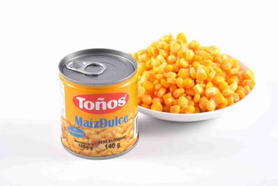 China Canned Sweet Corn Kernel in Syrup 340g 3 Years Shelf Life Premium Quality for sale